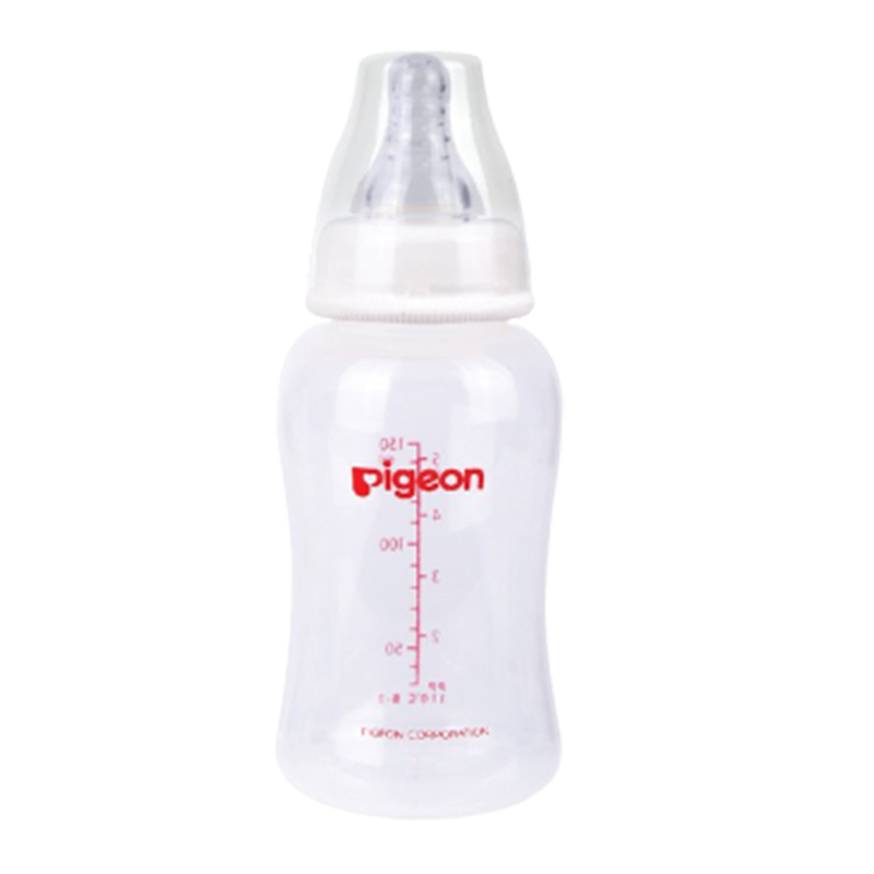 Jual Pigeon Botol Susu PP Clear Streamline Ivory 150ml - HBHoz